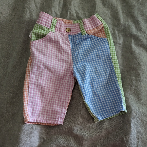 liberty | Bottoms | Vintage 9s Checkered Capri Pants Size 2t | Poshmark